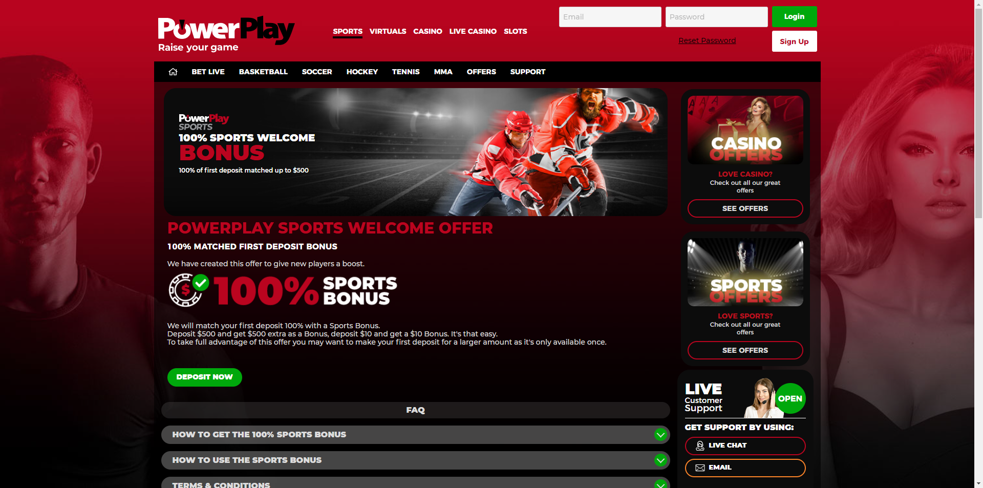 PowerPlay Casino Sportsbook Review 2025: Bonuses, Deposits, Sign Up ...